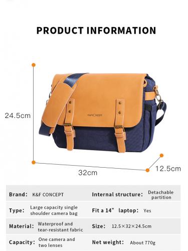 K&F Concept Messenger Bag Beta 10L กระเป๋าสะพายไหล่สำหรับกล้อง DSLR - K ...