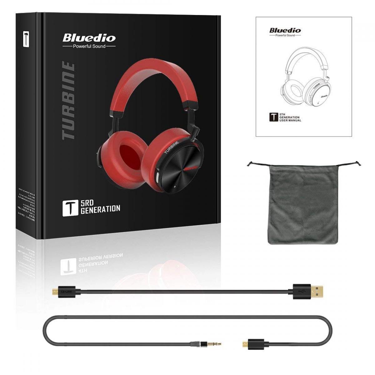 Bluetooth Earphone Red T5 Kentfaith - KENTFAITH