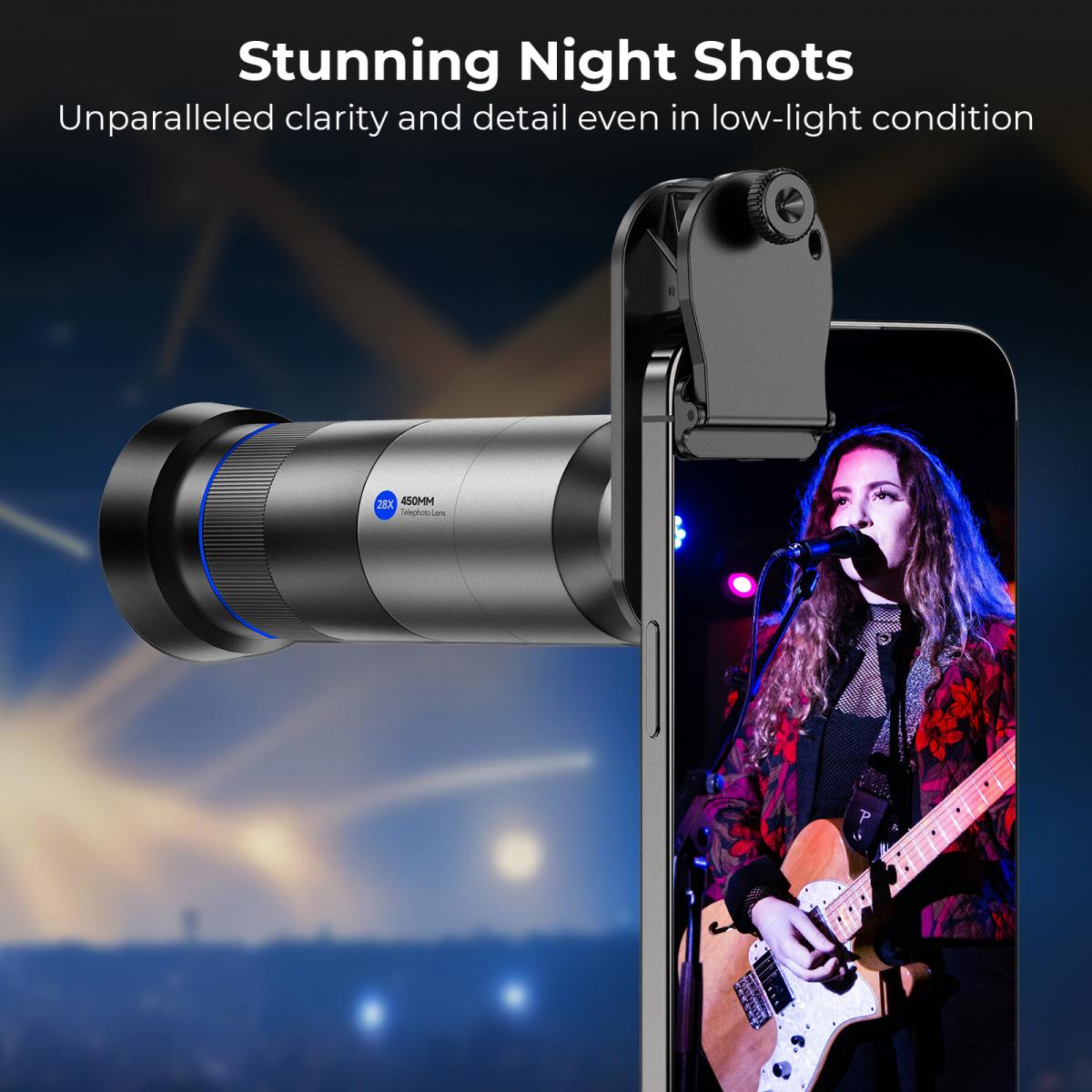 Monocular Telephoto Lens 28X 450Mm - KENTFAITH