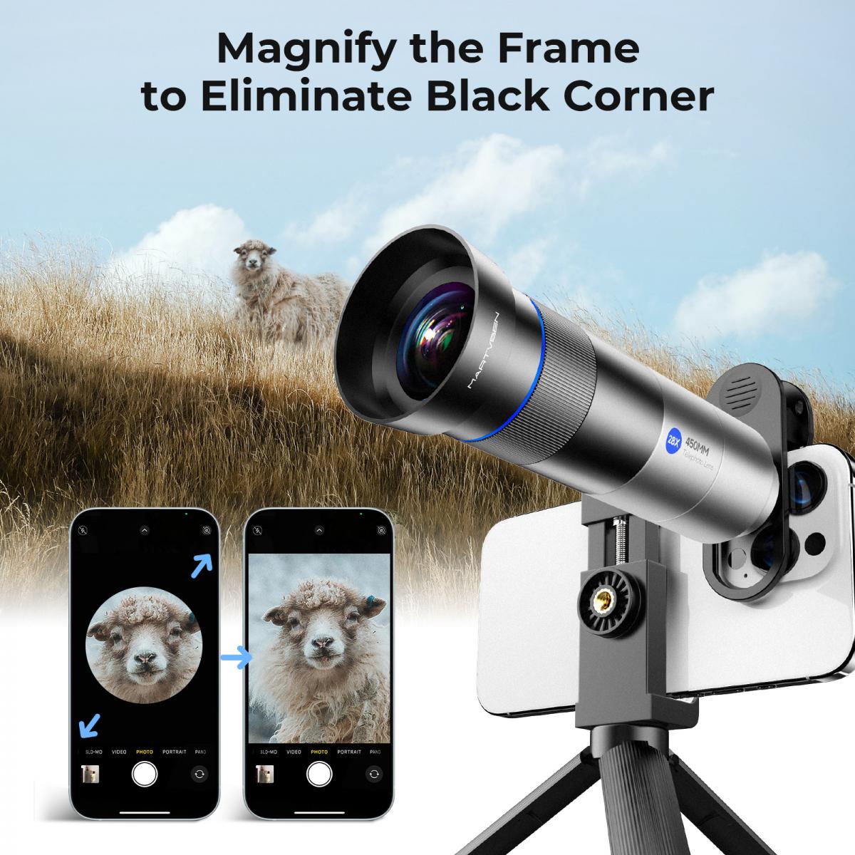 Telephoto Tripod 28X 450Mm | Kentfaith - K&F Concept