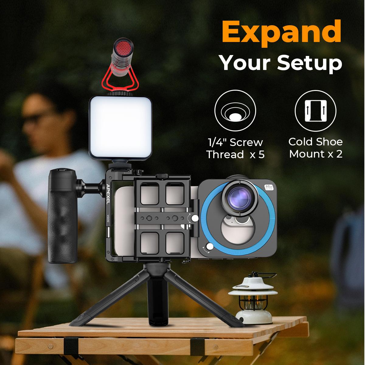 Phone Cage Vlogging Video Rig Kit - K&F Concept