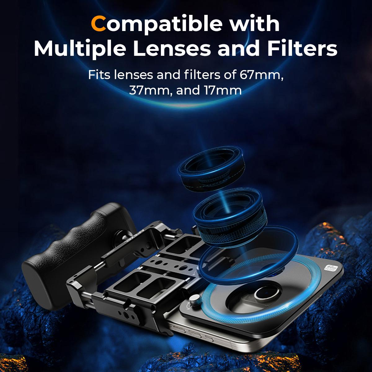 Smartphone Video Rig Kit, 16 15 14 13 | Kentfaith - KENTFAITH