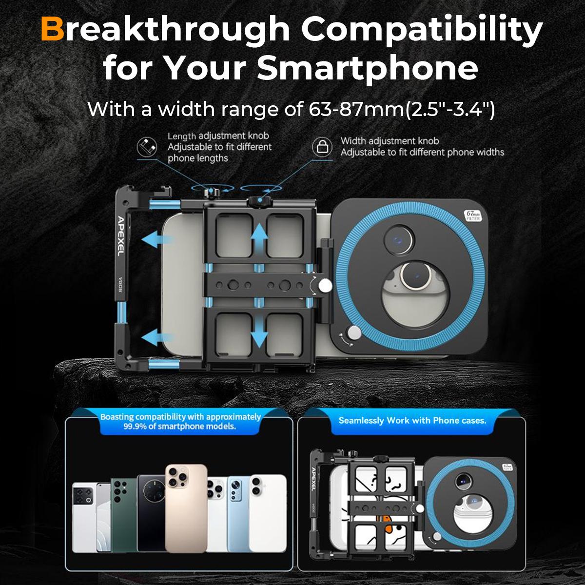 Phone Cage Vlogging Video Rig Kit - K&F Concept