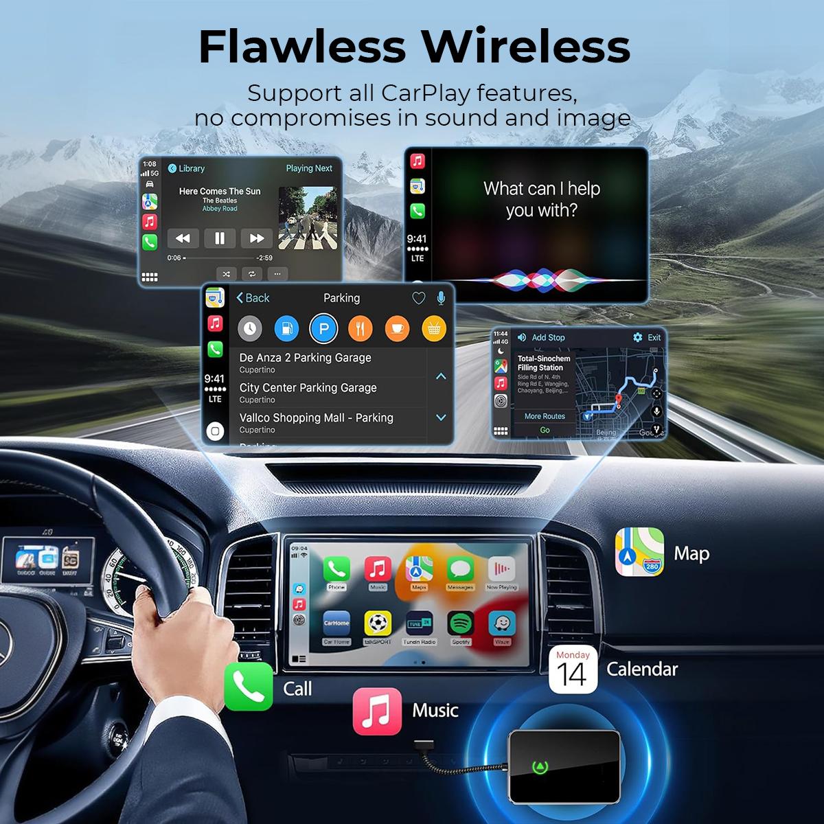 Best Wireless Carplay Adapter for Iphone - K&F Concept