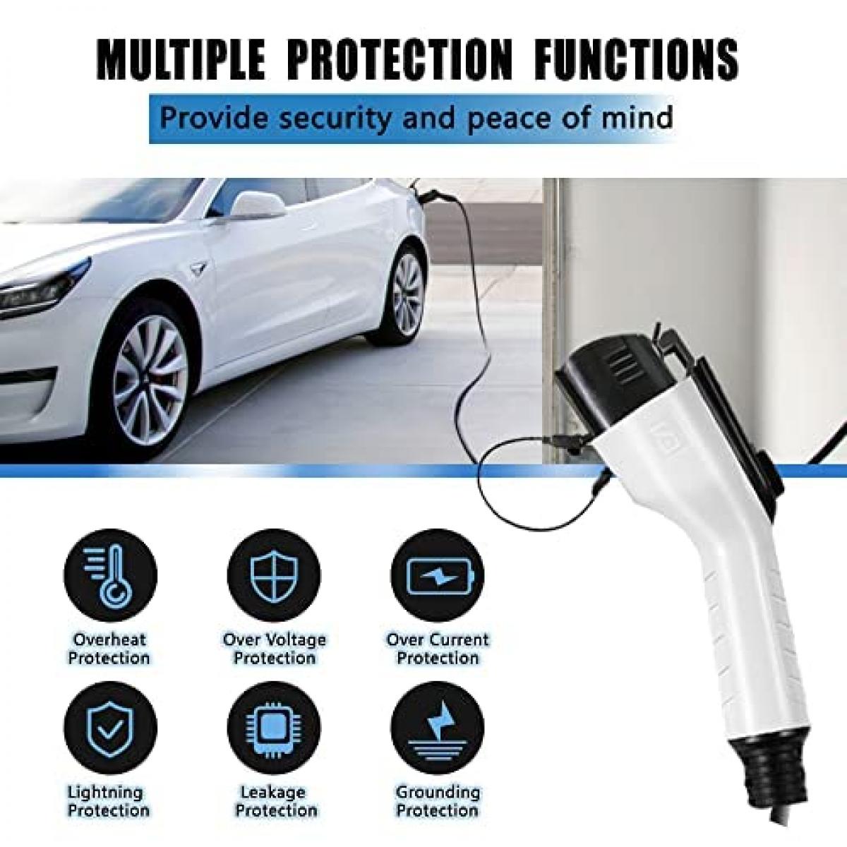 Portable EV Charger American Standard AC (J1772) Type - KENTFAITH
