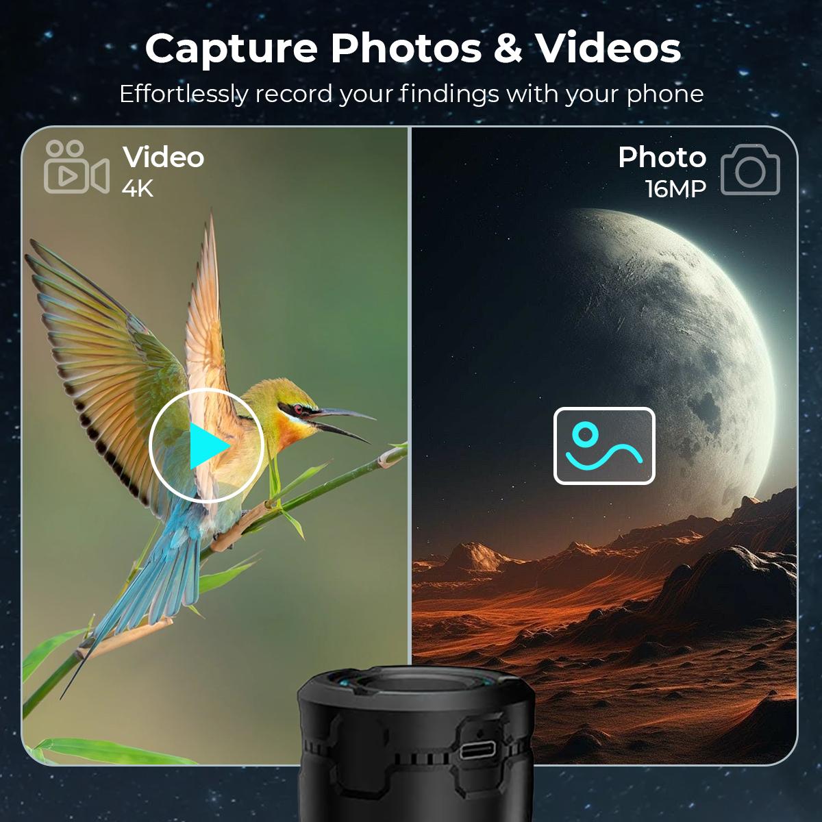 Telescope Electronic Eyepiece 4K Ultra HD | Kentfaith - K&F Concept