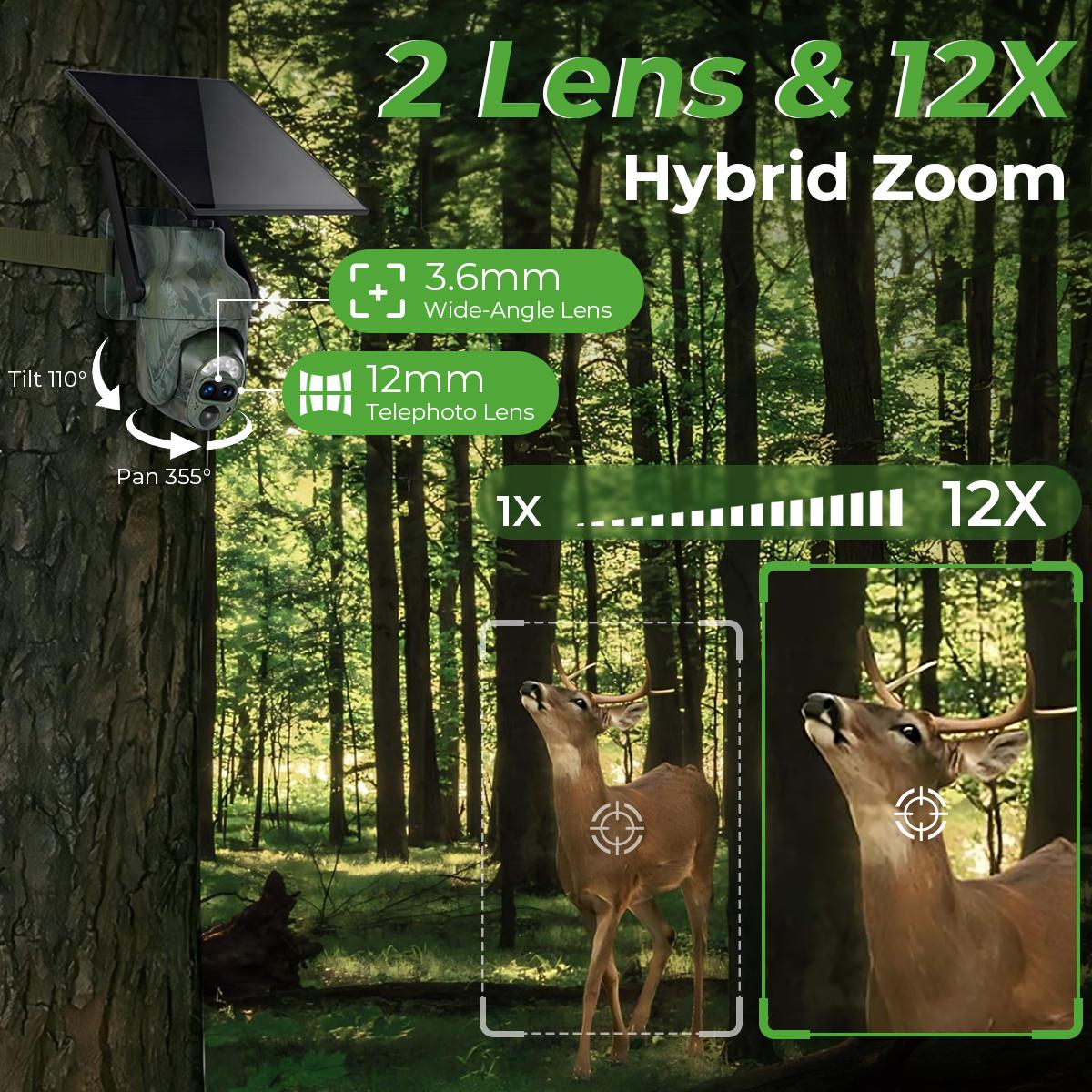 Cellular Trail Camera At&T, 4G 2K 360° Ip66, | Kentfaith - KENTFAITH