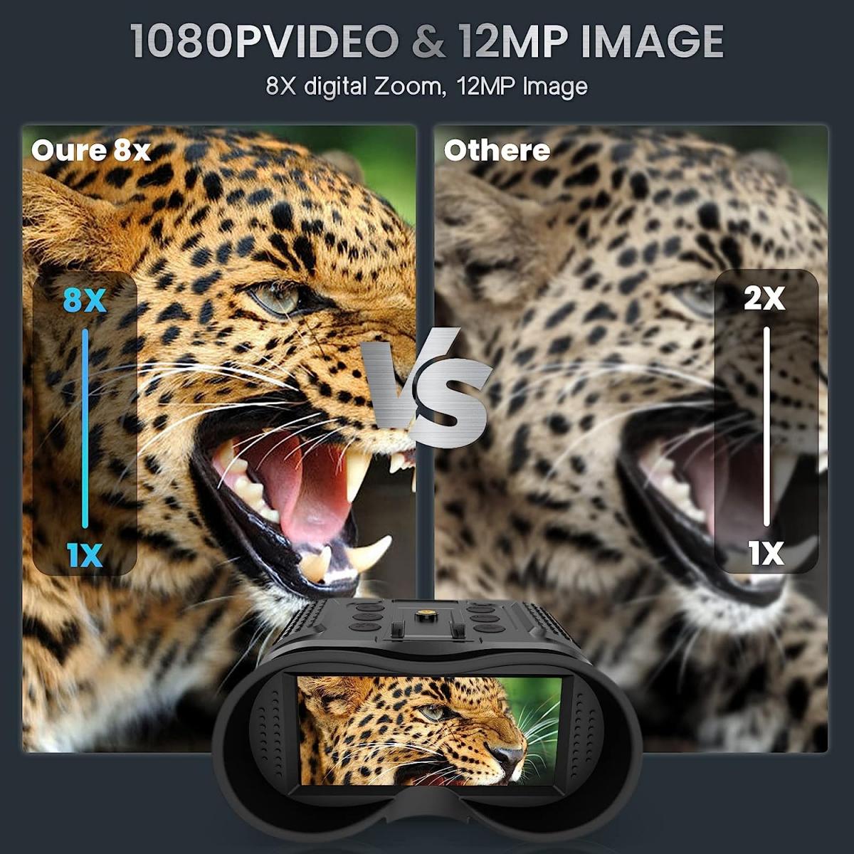 Night Vision Bincular 8160| Night Vision Goggles With Head Strap ...