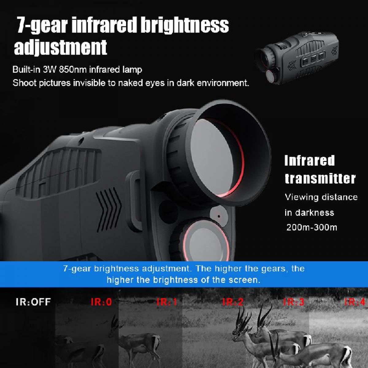 Digital Monocular Night Vision R11 5X 100% | Kentfaith - K&F Concept