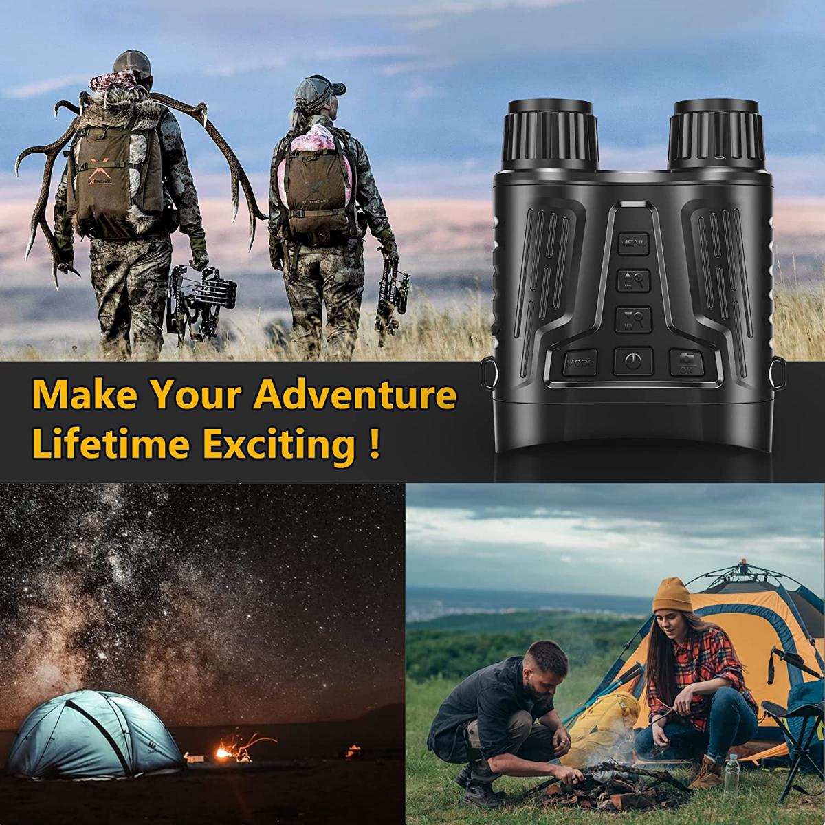 Tactical Night Vision Goggles, Nv2180 4K 3.2" - KENTFAITH