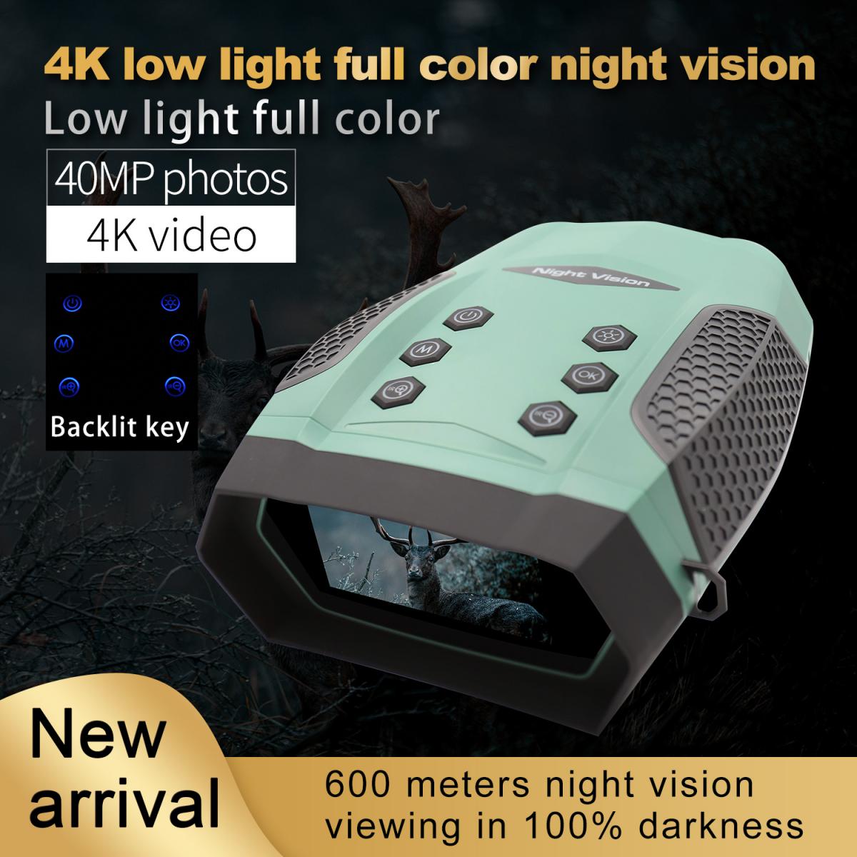 Night Vision Video Camera Lens Z555 4K 3” 5X 8X - KENTFAITH