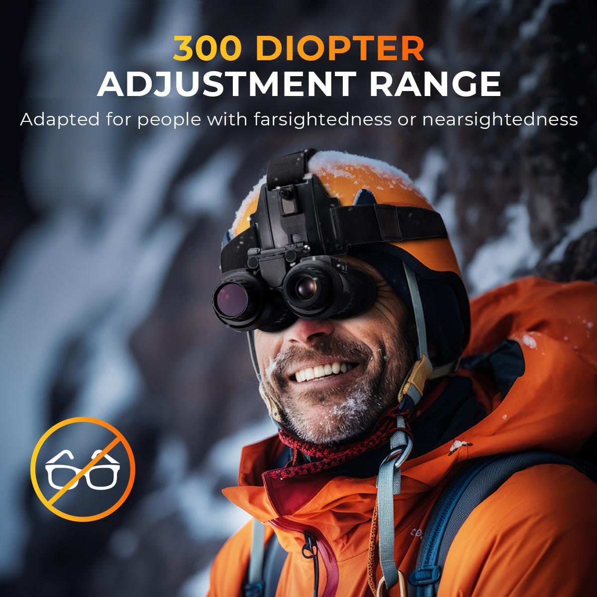 Night Vision Surveillance Binoculars 4K 3D 8X 32G - KENTFAITH