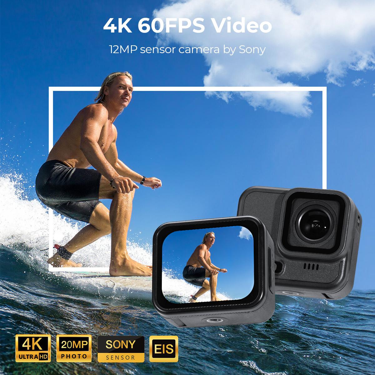 4K Wifi Action Camera 21M 60Fps | Kentfaith - K&F Concept