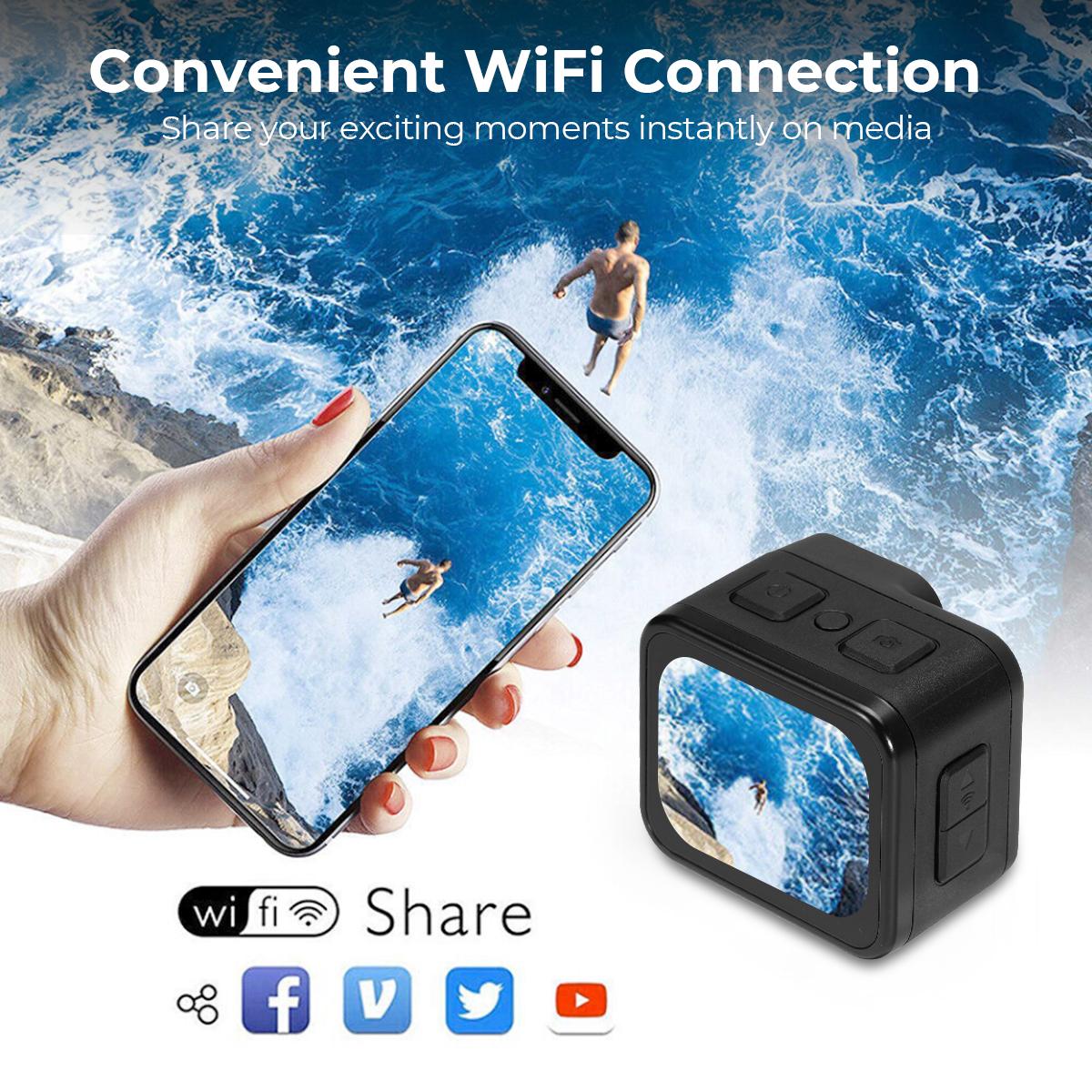 Underwater Action Camera 69ft/21m Caseless Waterproof 4K 60FPS Video ...