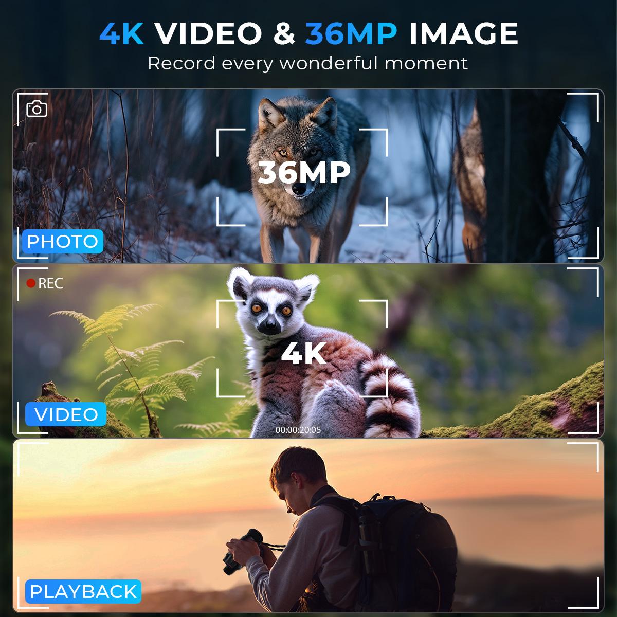 Adjustable Night Vision Goggles 4K 8X 32Gb - KENTFAITH