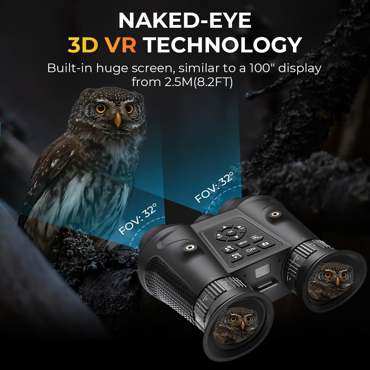 적외선 적외선 6X 기능을 갖춘 3D VR 야시페어 안경 # # # - K&F Concept