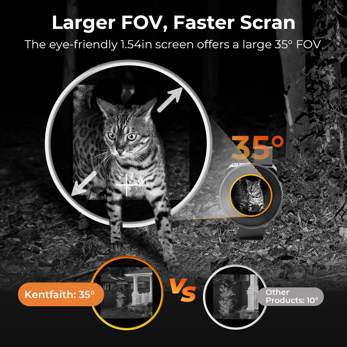 Thermal Imaging Monocular with 4K Infrared Night Vision 60Hz Frame Rate ...