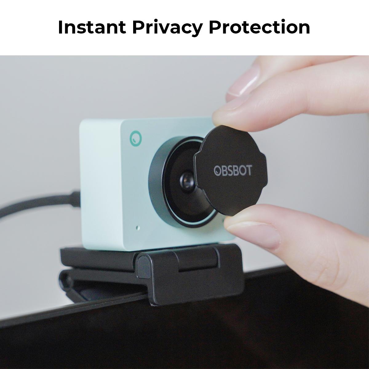 OBSBOT MEET 2 4K 60 FPS Webcam for PC with 1/2" Sensor AI Framing ...