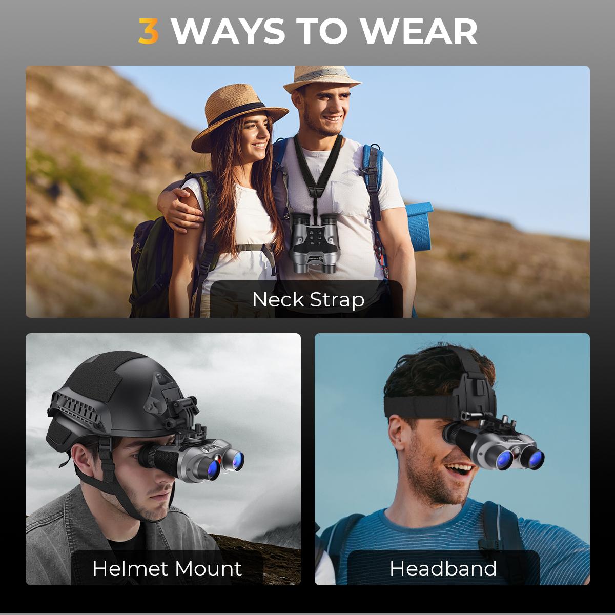 Night Vision Binoculars 3D VR 700m - K&F Concept