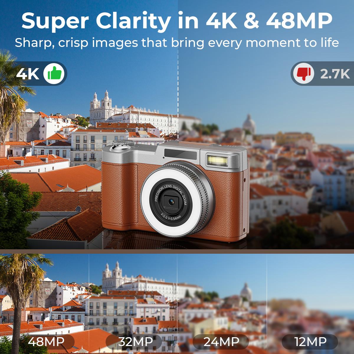 4K Digital Camera for Photography & Vlogging - K&F Concept