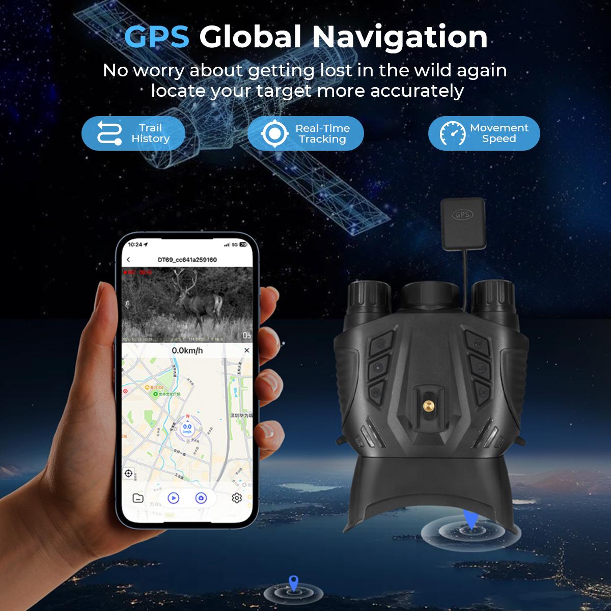 True Night Vision Goggles, 300M/984Ft 32G | Kentfaith - KENTFAITH