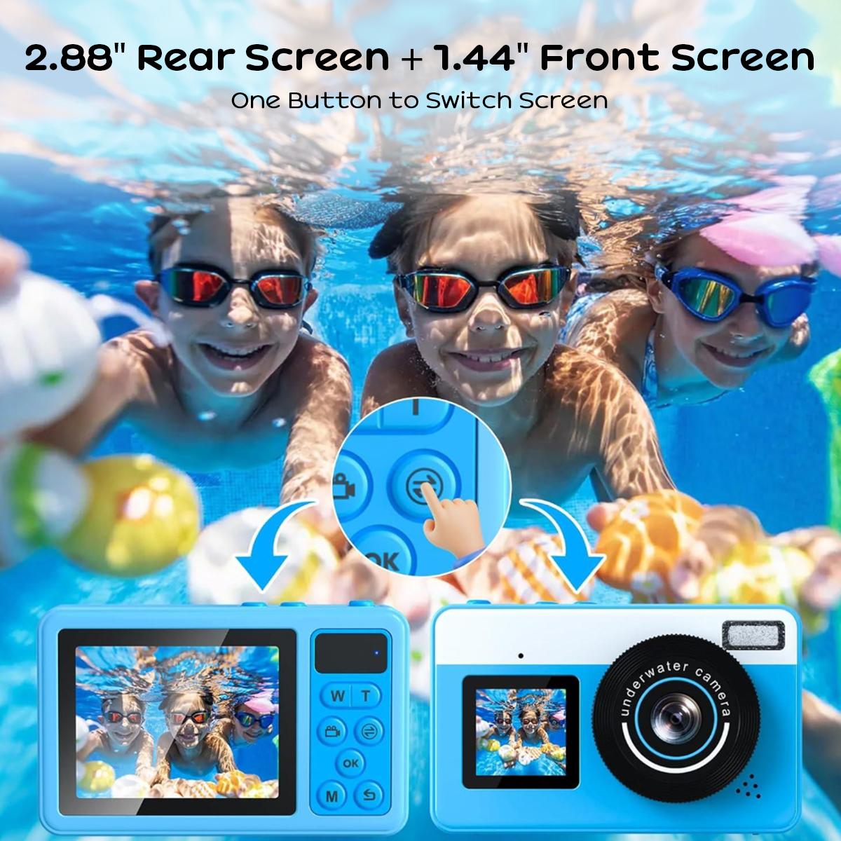 Floating Compact Camera With Fill Light Underwater Camera,10FT Camera ...