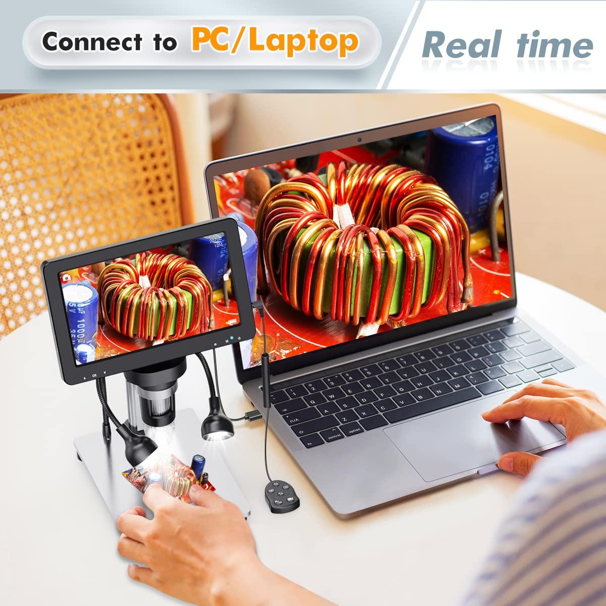 LCD Digital Microscope10X-1200X | KentFaith Microscopes - KENTFAITH