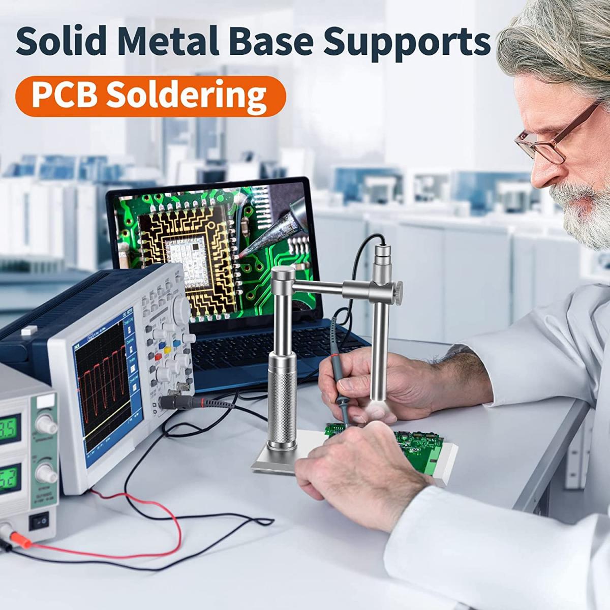 Coin USB Microscope-10x-500x Magnification-Kentfaith - KENTFAITH