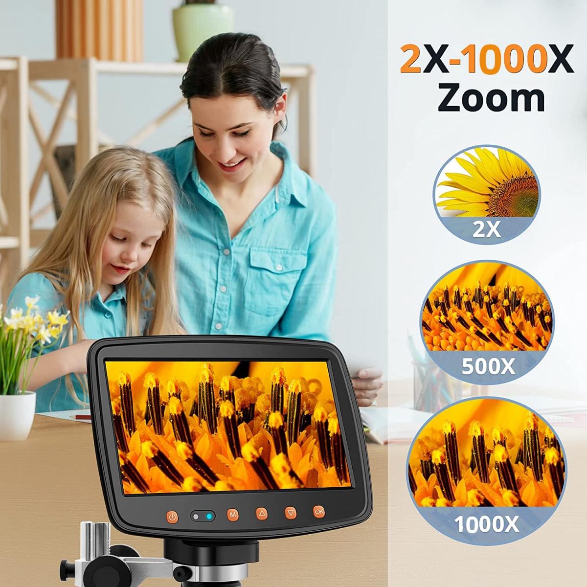 Digital Microscope 50X-1000X 12Mp | Kentfaith - K&F Concept