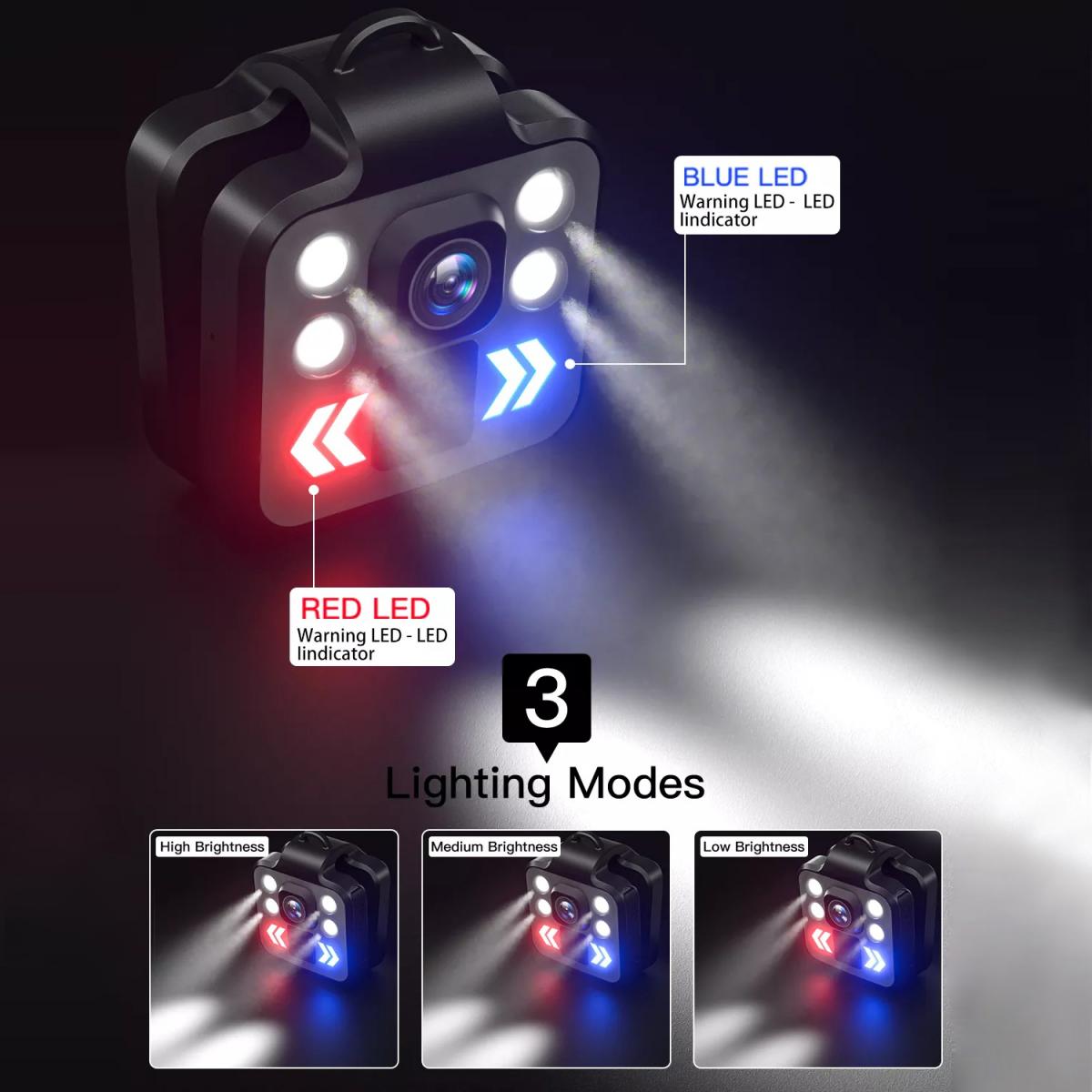 1080P Portable Video Recorder | All-In-One Lighting Camera - KENTFAITH