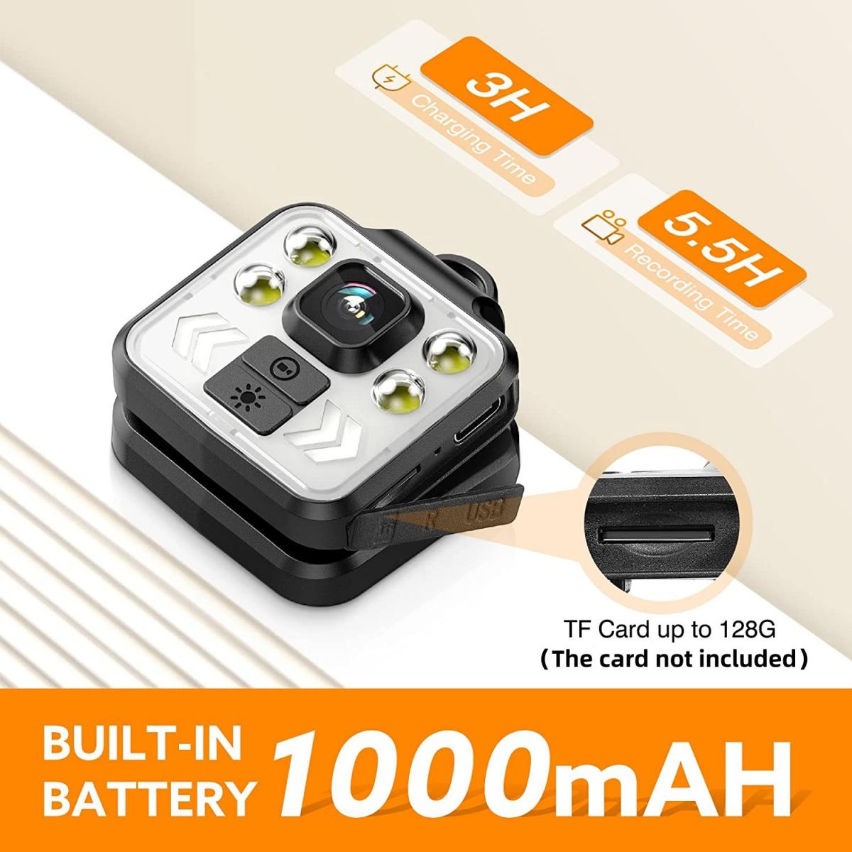 1080P Portable Video Recorder | All-In-One Lighting Camera - KENTFAITH