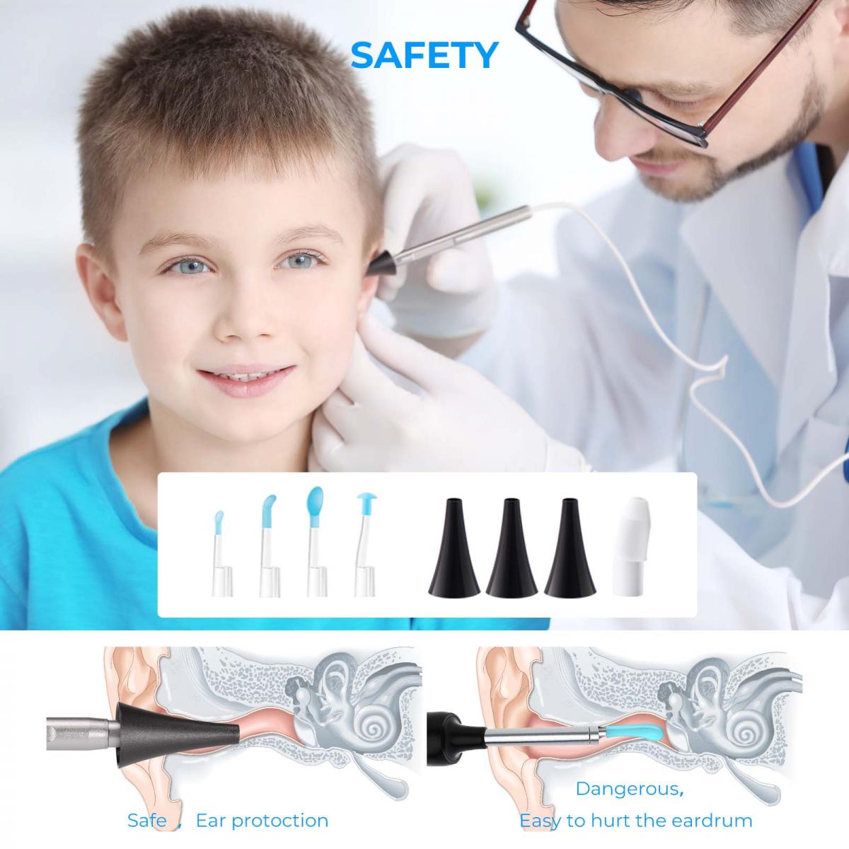 Digital Camera Otoscope | Ear Otoscope With Camera - KENTFAITH