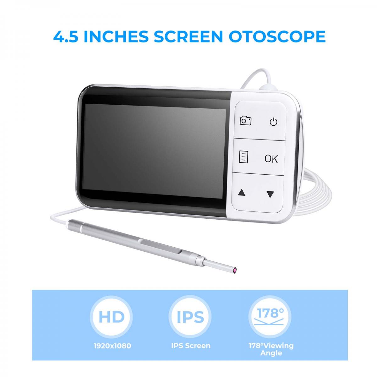 Digital Camera Otoscope | Ear Otoscope With Camera - KENTFAITH