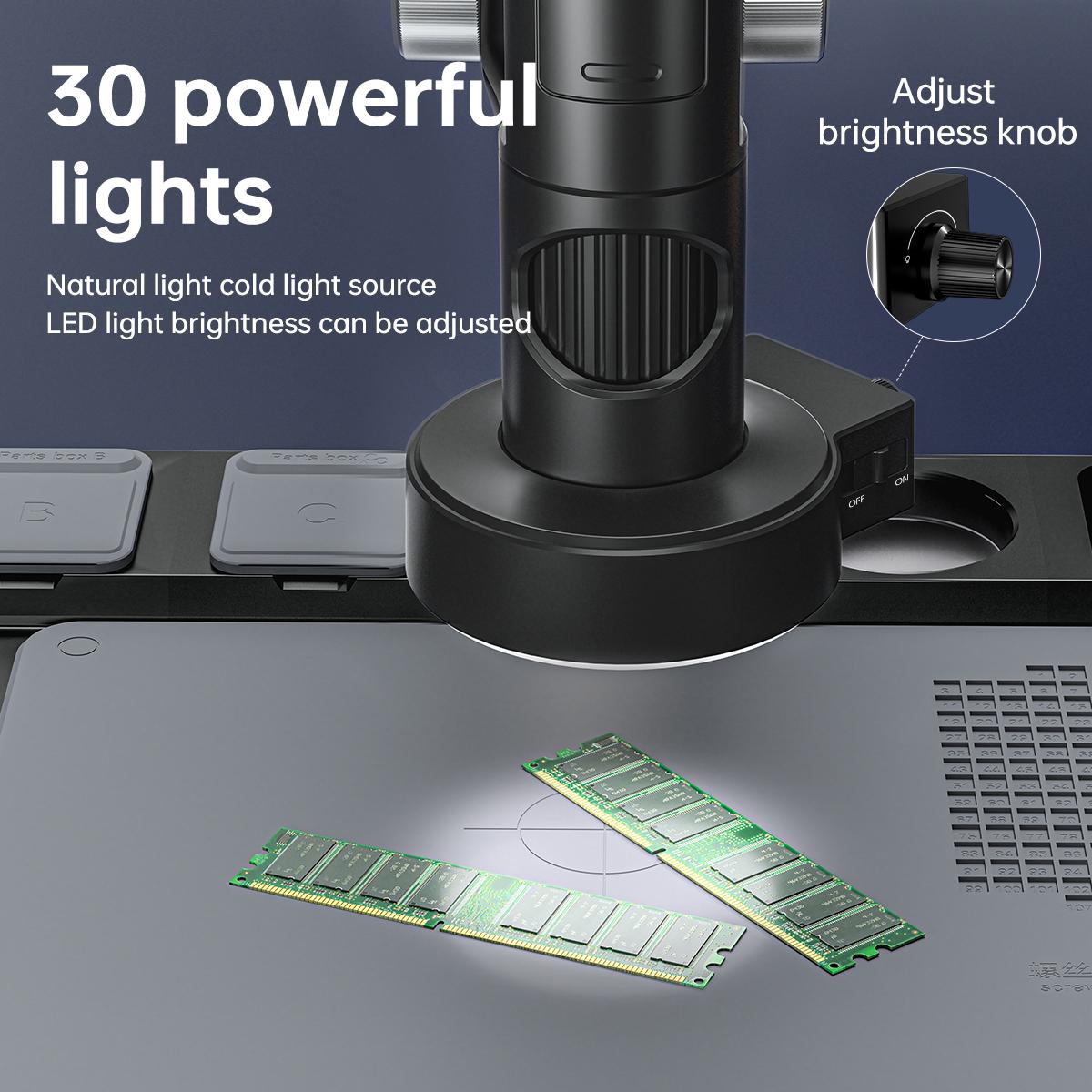 Wireless Digital Microscope 10.1" 12 50-1600X 2.4G - K&F Concept