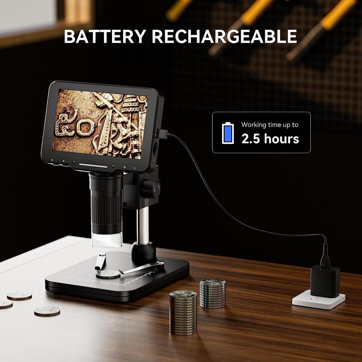 Digital Light Microscope 5-Inch 1080P | Kentfaith - K&F Concept