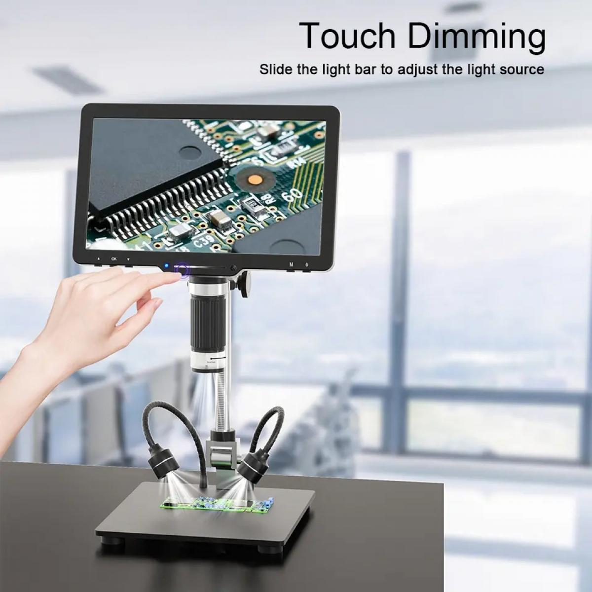 High Magnification Digital Microscope 10.1" 1080P - KENTFAITH