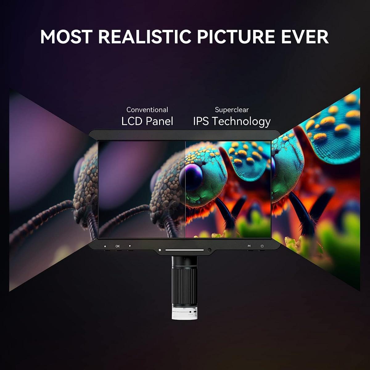 High Magnification Digital Microscope 10.1" 1080P - KENTFAITH