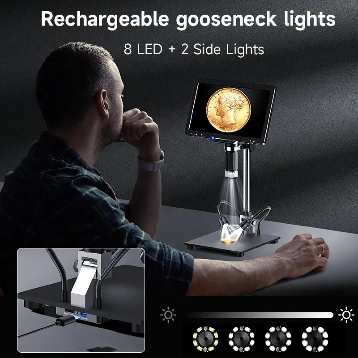 High Magnification Digital Microscope 10.1" 1080P - KENTFAITH