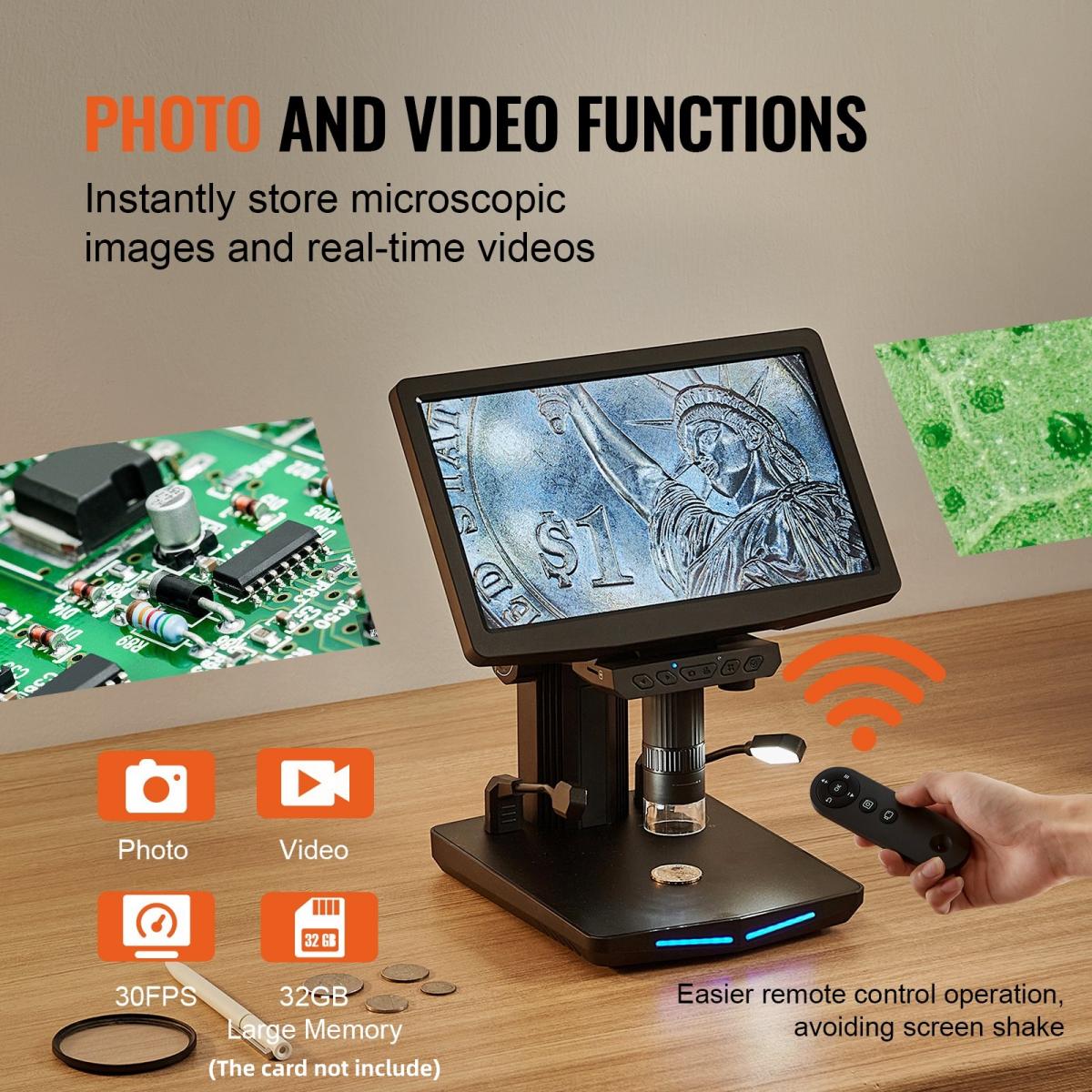 Digital Microscope Australia 10.1-Inch 50-1600 - K&F Concept