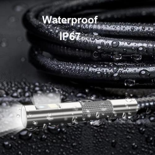 K & F Concept เลนส์คู่ HD Endoscope, กล้องส่องกล้องแยกหน้าจอ 5 นิ้ว ...