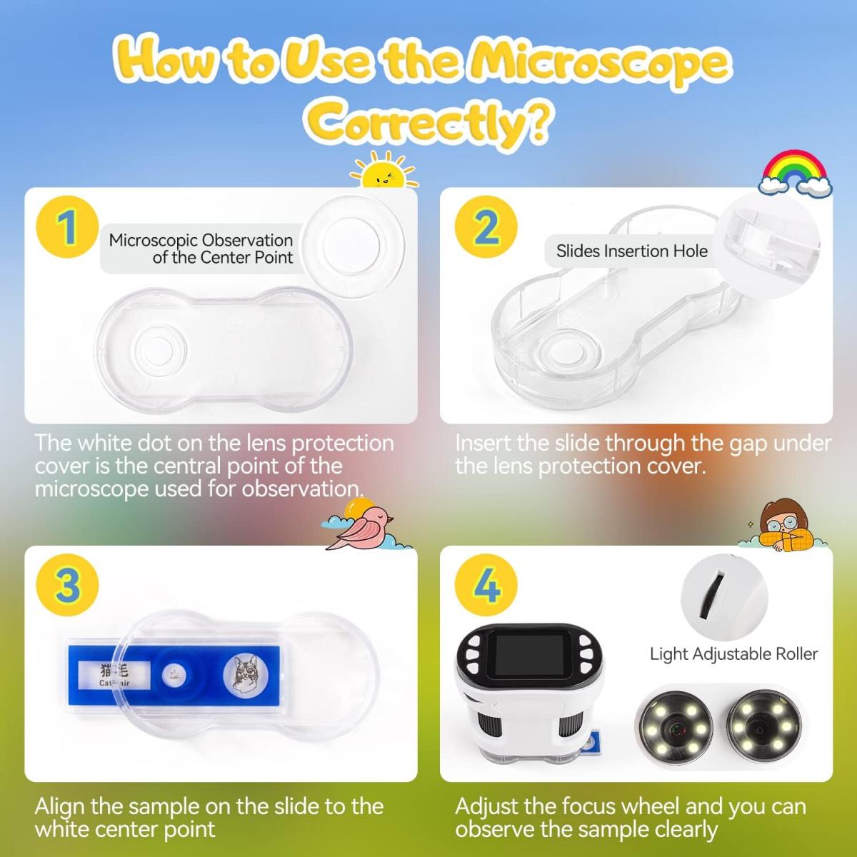 Binocular Camera 5-7 8-12, 200X 1080P 8X 2" 8Gb - K&F Concept