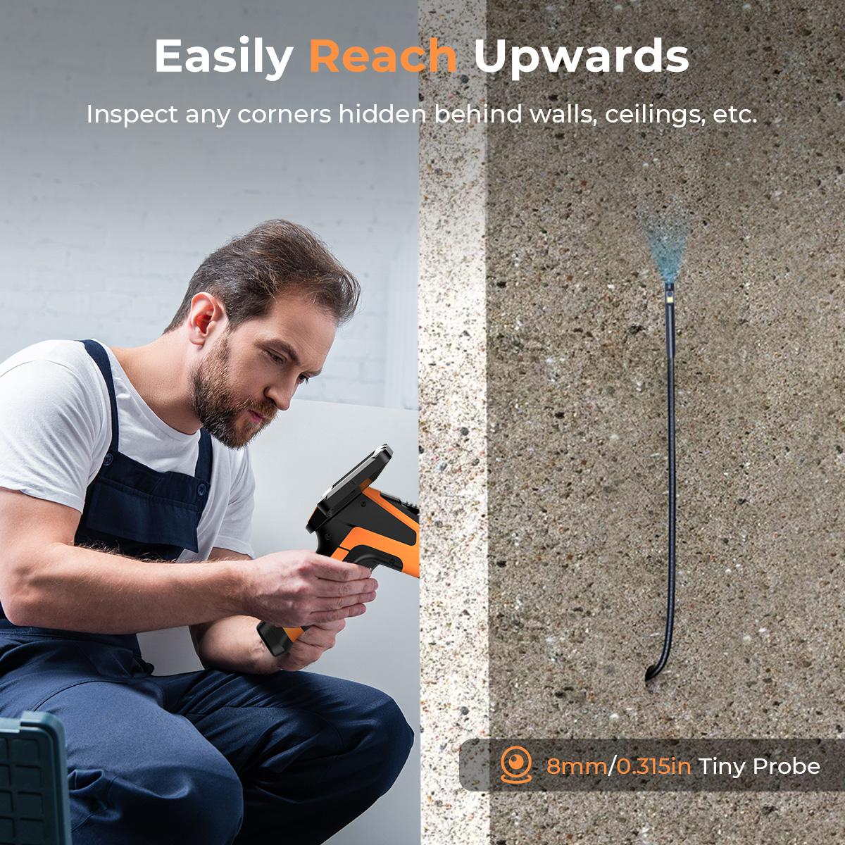 Borescope Inspection Camera with Dual 1080P Lenses - K&F Concept