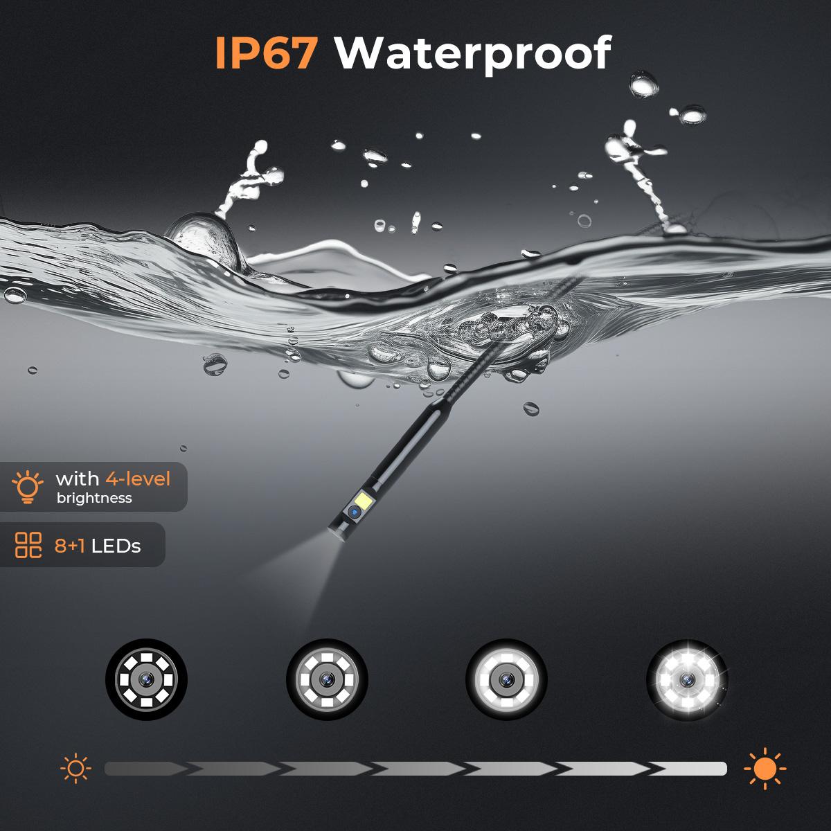 Borescope Inspection Camera with Dual 1080P Lenses - K&F Concept