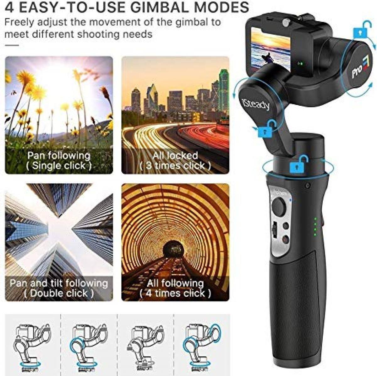Dji Osmo Camera Gimbal, 3-Axis 8/7/6/5/4 Ipx4 - KENTFAITH