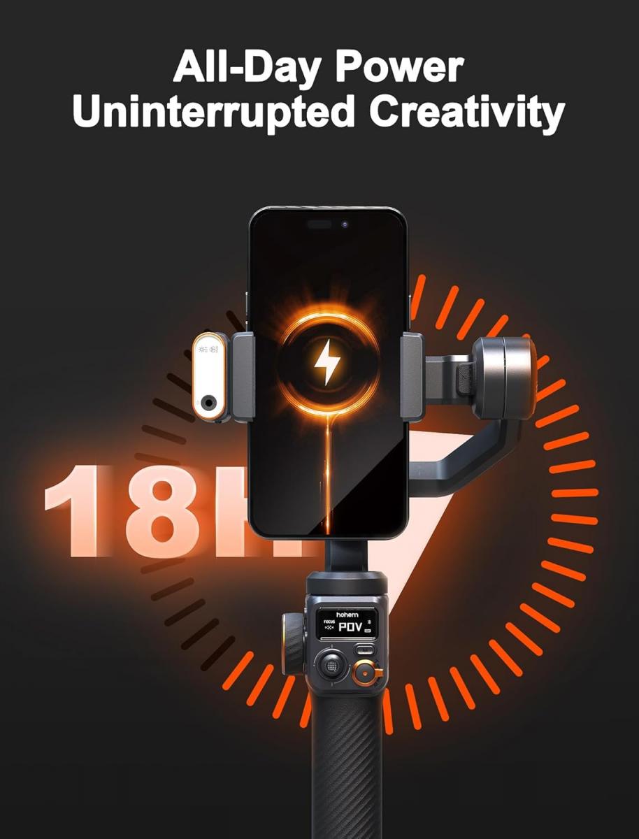 hohem iSteady M6 Kit Gimbal Stabilizer for Smartphone 3-Axis Phone ...