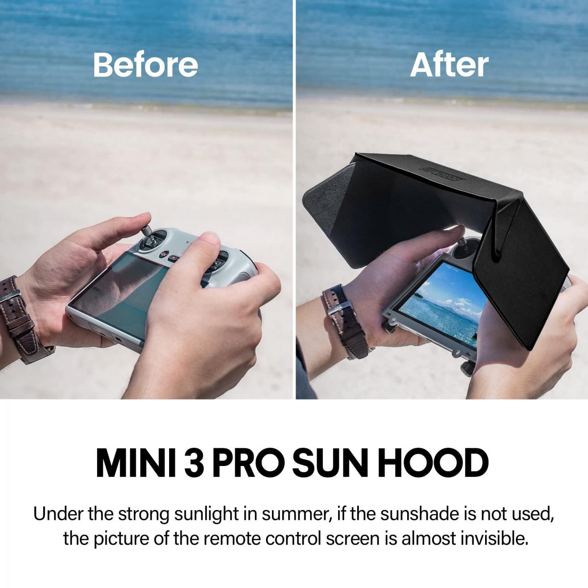 DJI Mini 3/Mini 3 Pro Sun Hood Sunshade for DJI Mini 3/Mini 3 Pro RC ...