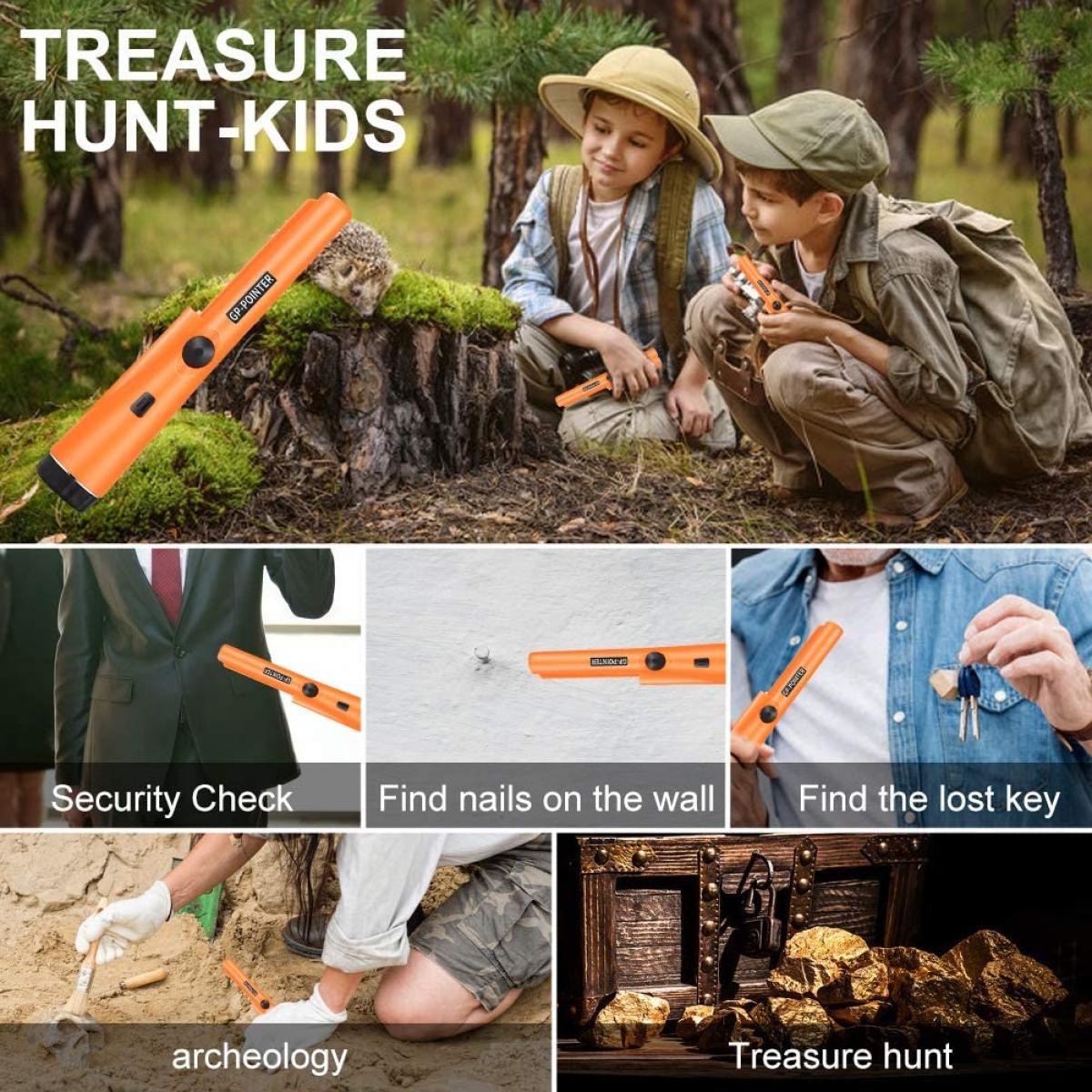 Handheld Waterproof Metal Detector 360 ° Scanning - KENTFAITH