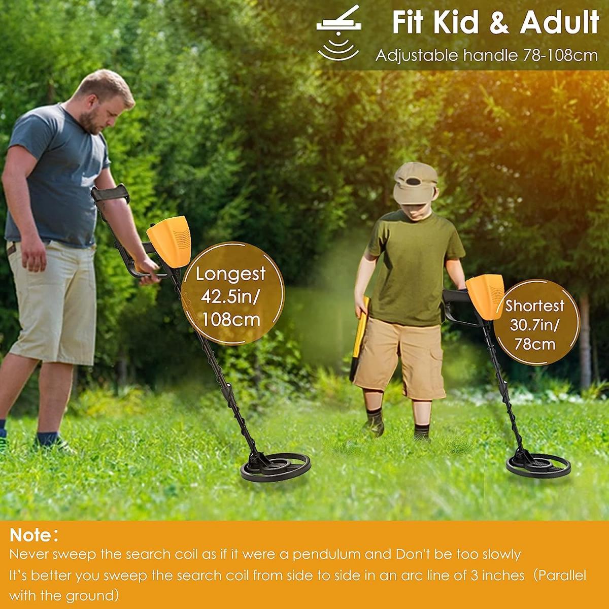 Waterproof Gold Metal Detector High Precision - KENTFAITH