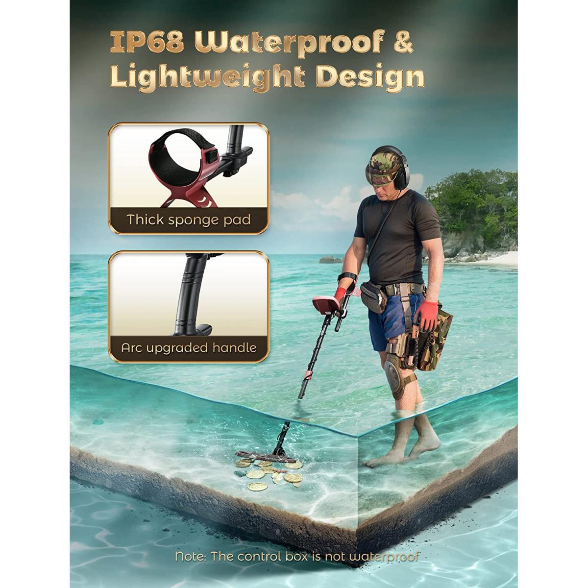 Bounty Hunter Metal Detector LCD Display Underground Metal Detector ...