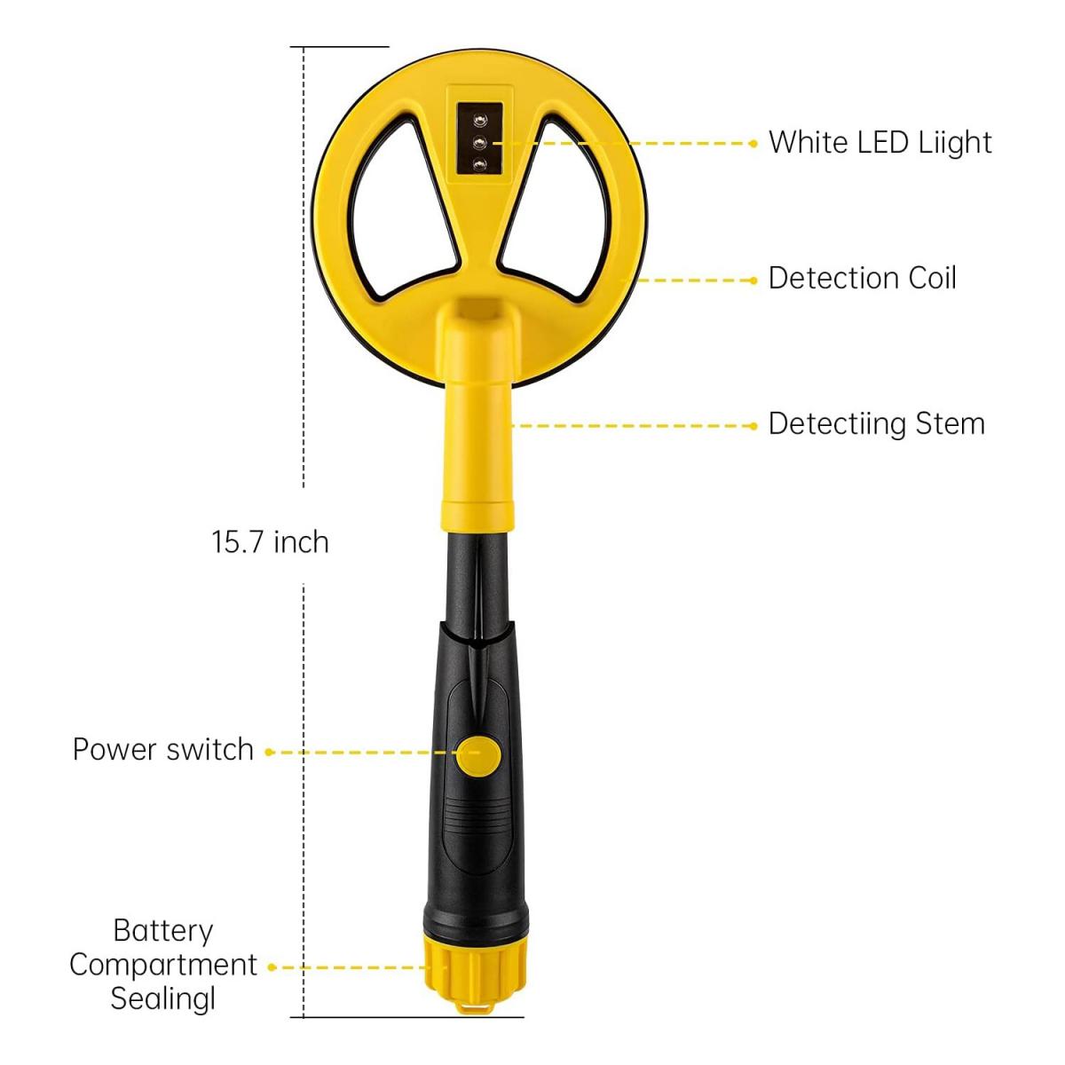 Underwater Hand Held Metal Detector-Waterproof Metal Detector - KENTFAITH